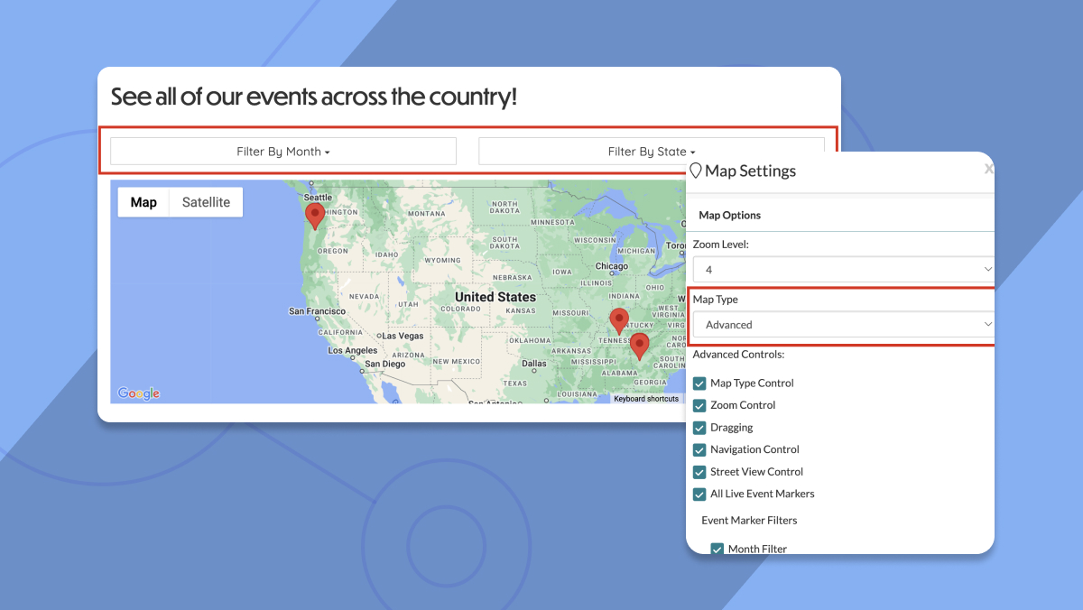 Map Widget for All Your Events | Swoogo